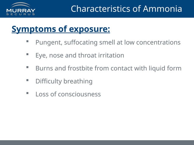 Ammonia Handling Safety Awareness Presentation | PPT