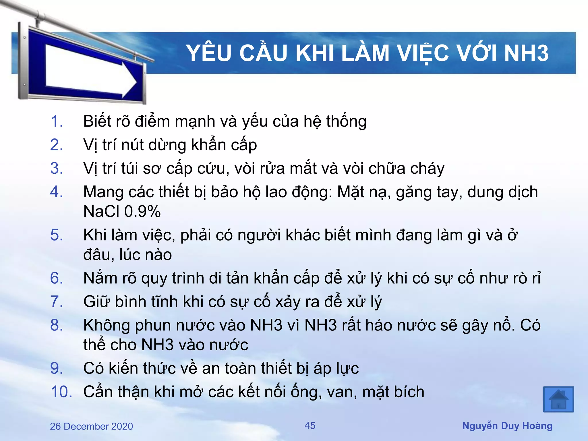 An toàn với Ammonia safety | PDF