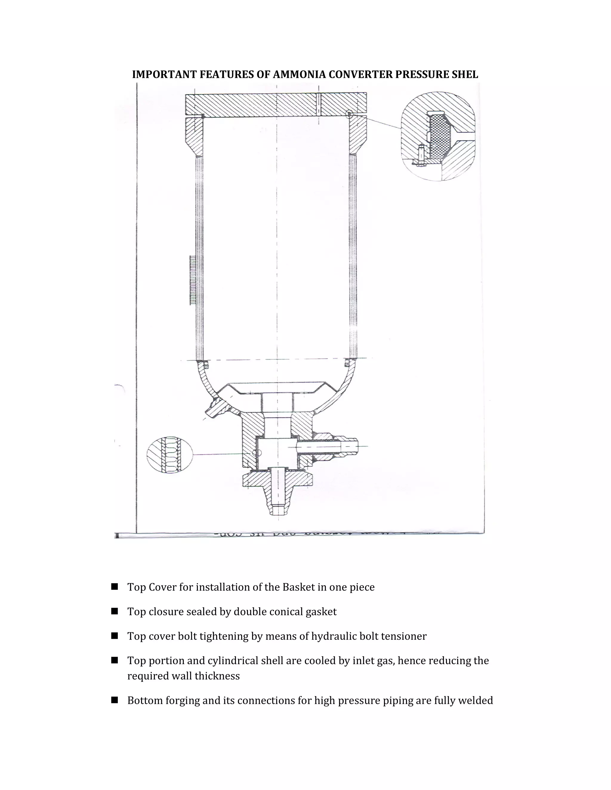 Ammonia synthesis converter | PDF