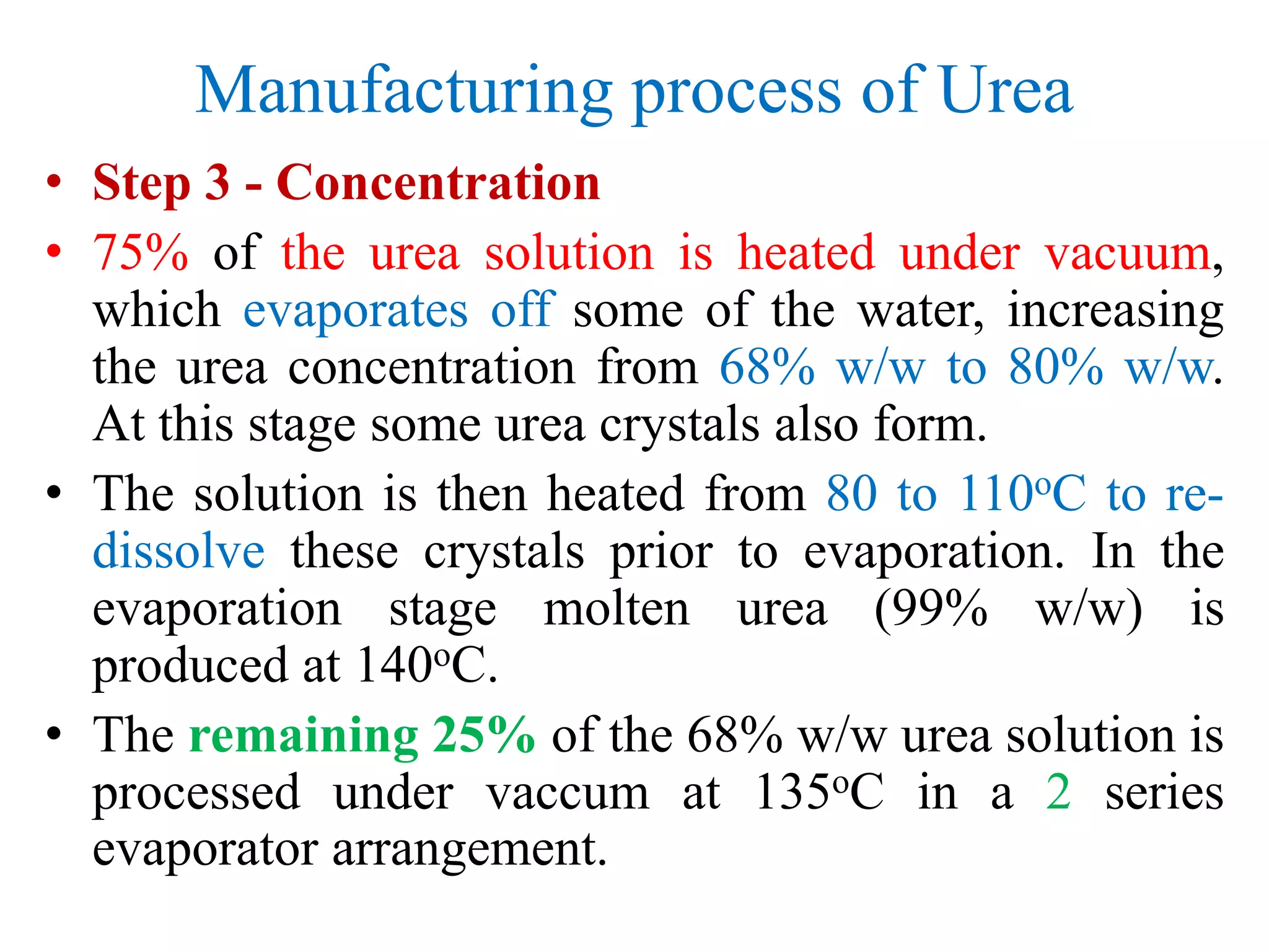 Ammonia and urea production | PPTX