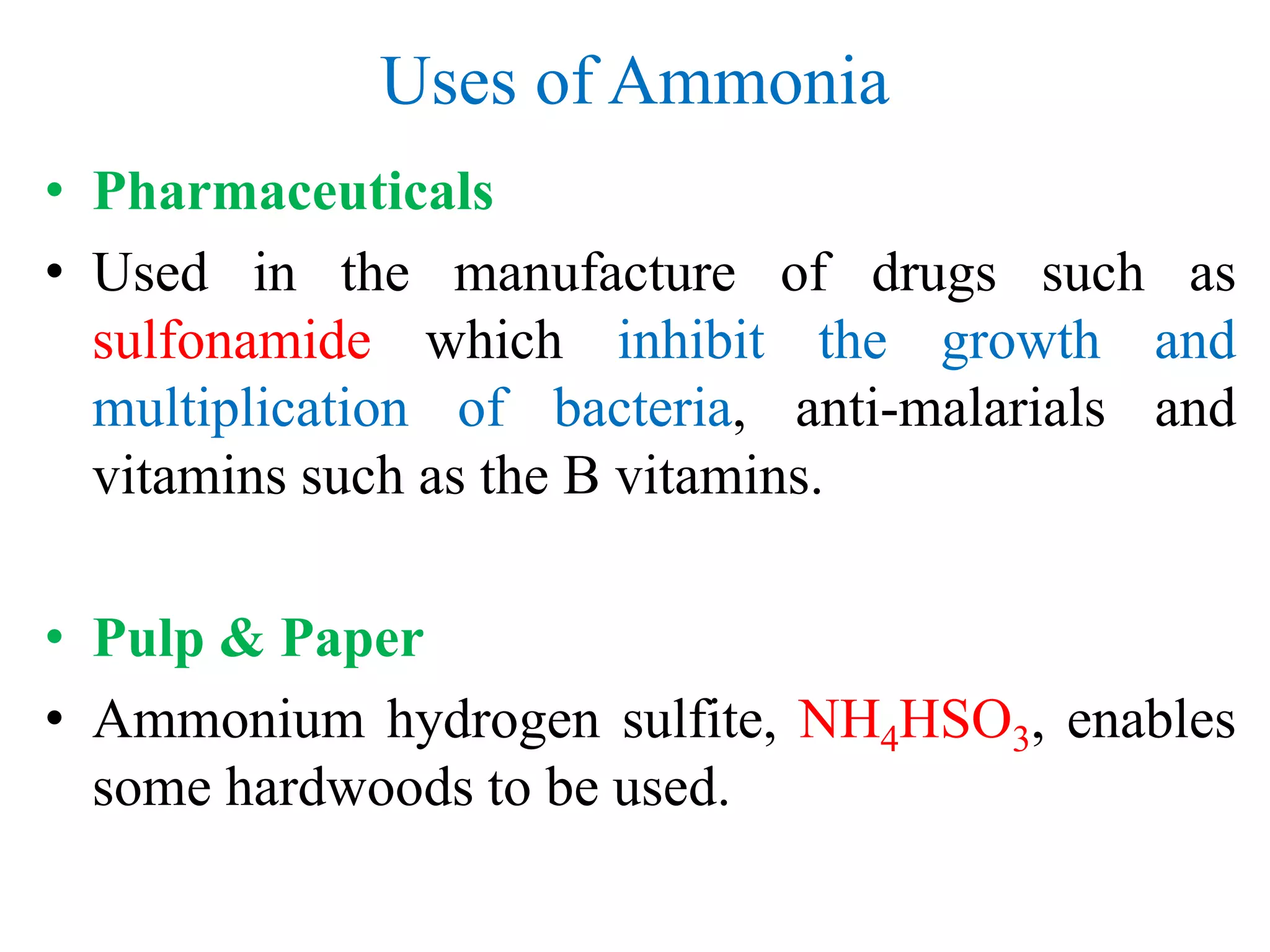 Ammonia and urea production | PPTX