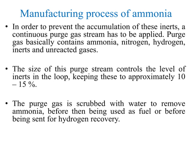 Ammonia and urea production | PPTX | Chemistry | Science