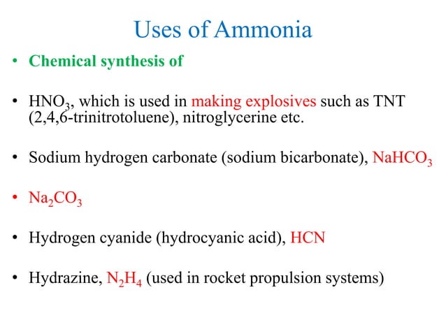 Ammonia and urea production | PPTX | Chemistry | Science
