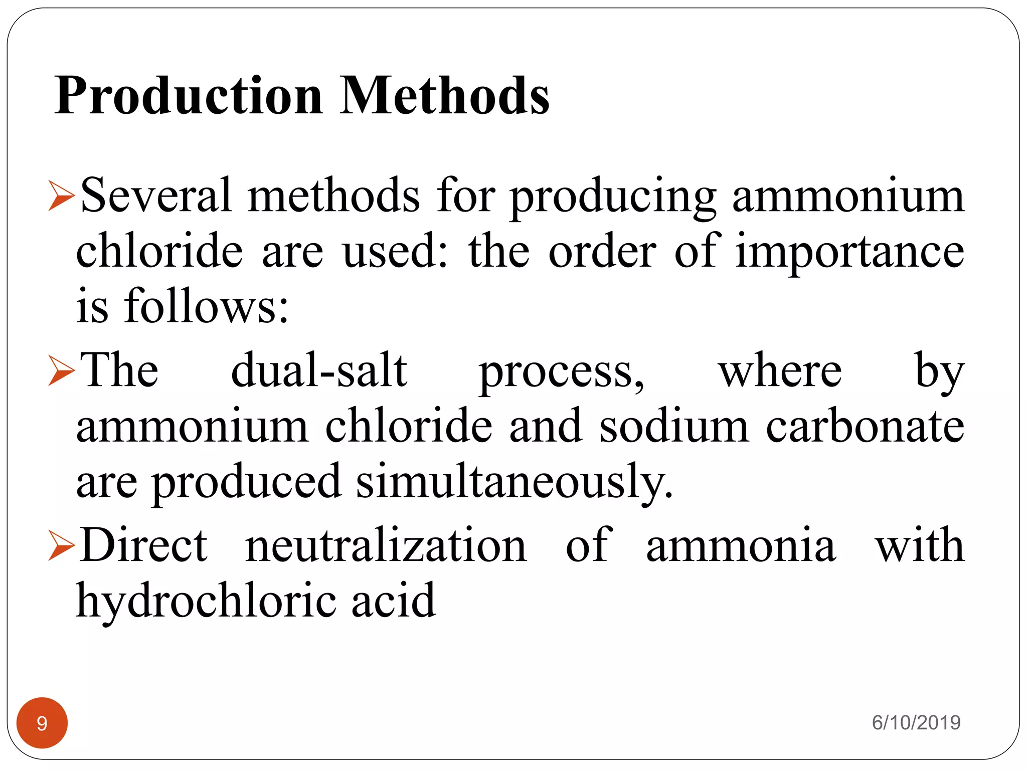 Ammonium chloride | PPTX