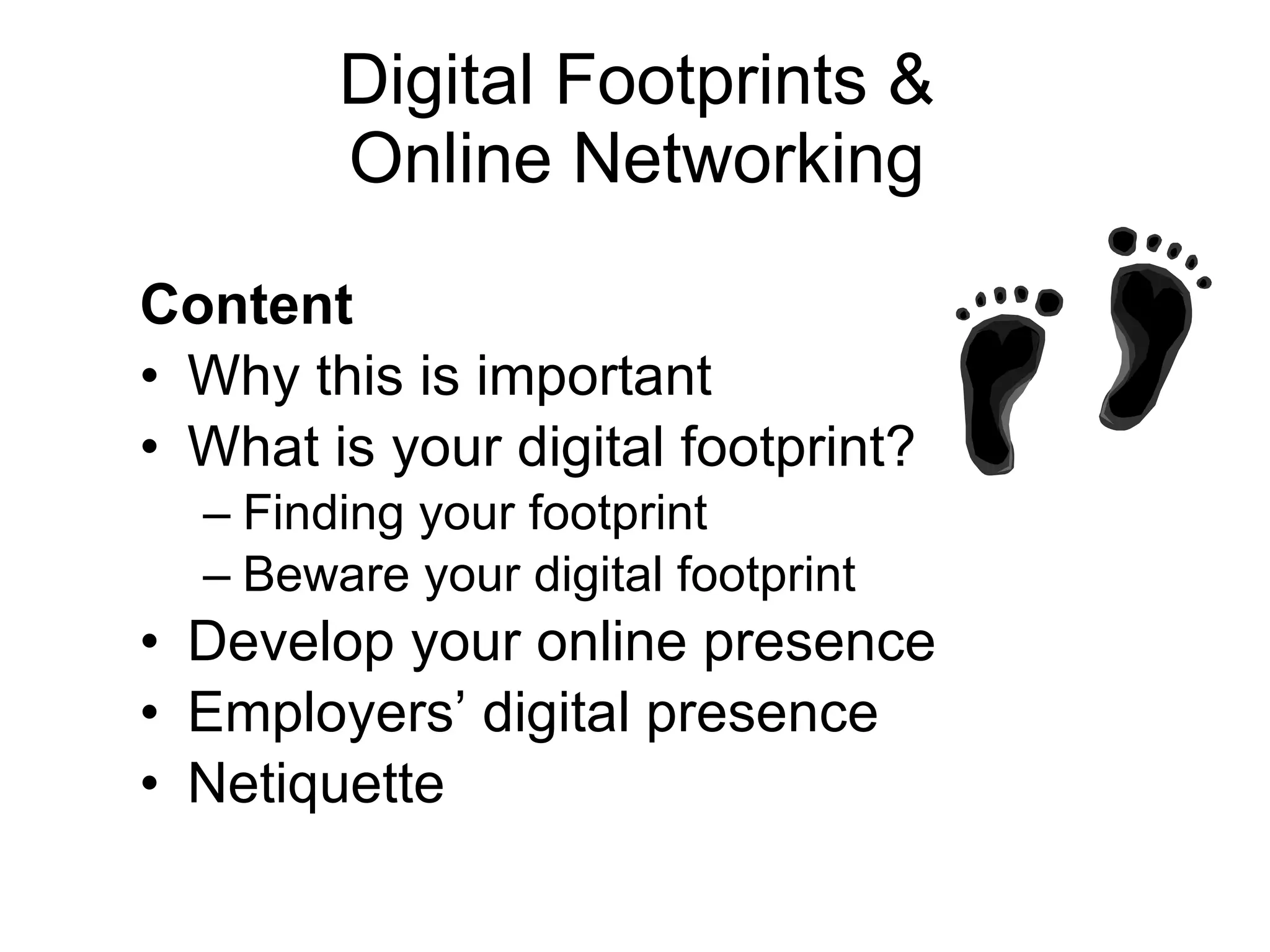 Experiments in Web 2.0: creative communications and digital footprints ...