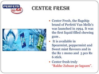 Distribution system of Perfetti | PPTX
