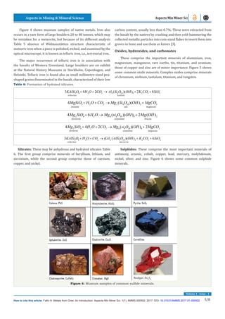 Metals from Ores: An Introduction-Crimson Publishers | PDF