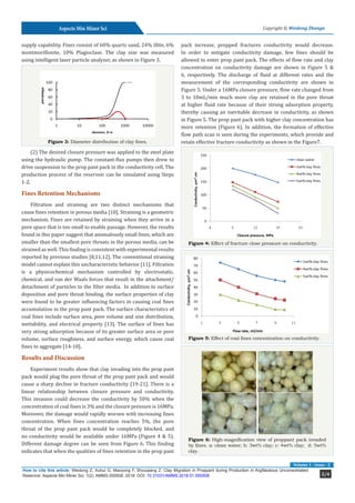 Clay Migration in Proppant during Production in Argillaceous ...