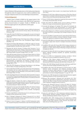 Mineralization of Rare Earths, Platinum and Gold in a Sedimentary Deposit, Found Using an ...