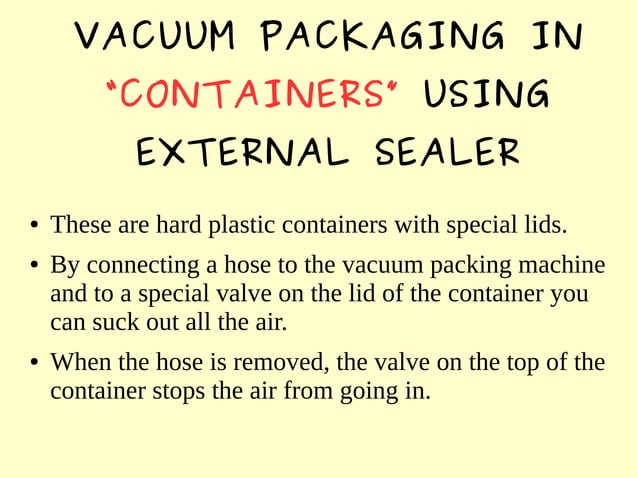 Vacuum Packaging | PDF
