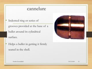 Ammunition: Composition, Types and Characteristics.pptx