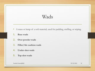 Ammunition: Composition, Types and Characteristics.pptx