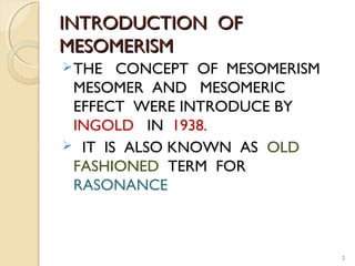Mesomeric Effect | PPT