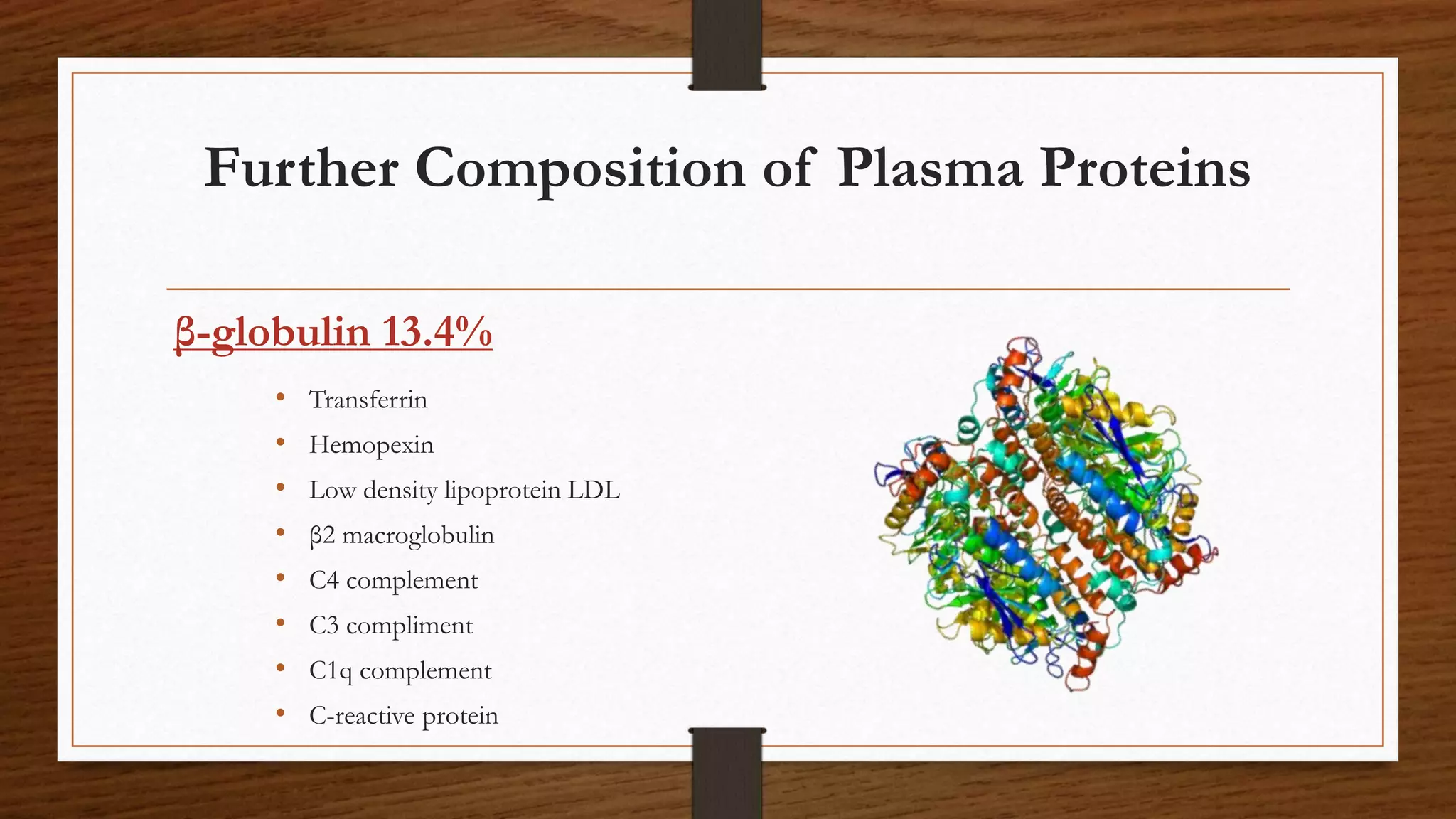 plasma proteins | PPTX