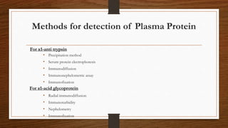 plasma proteins | PPTX