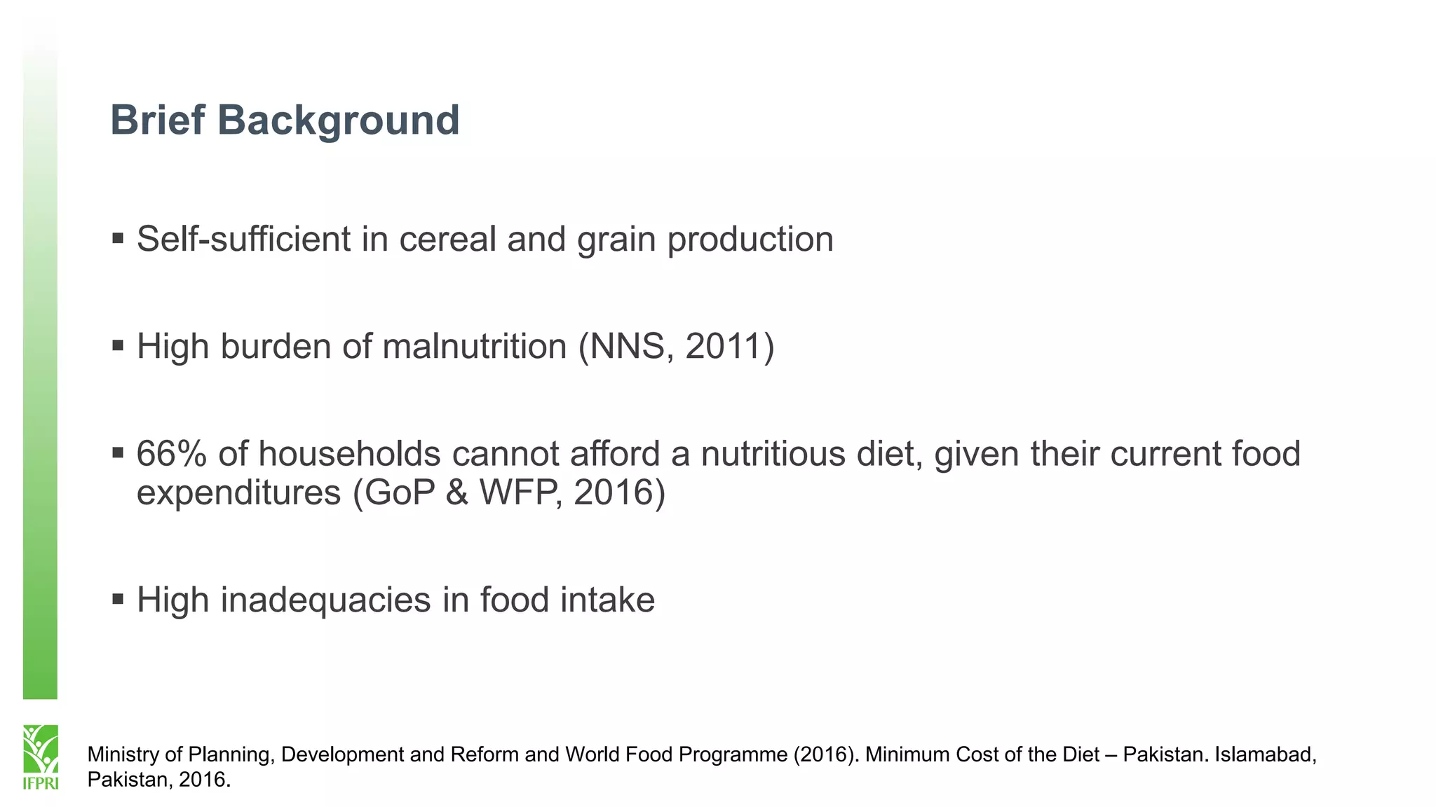 Pakistan’s Multi-Sectoral Nutrition Strategy | PDF