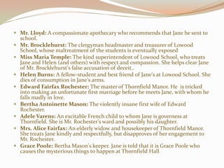 Charlotte Bronte's Jane Eyre | PPTX