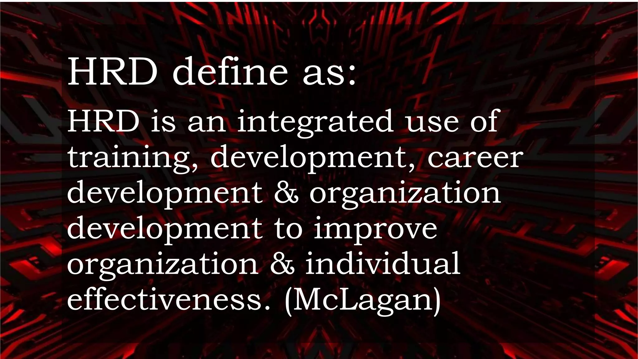 human resource development | PPTX