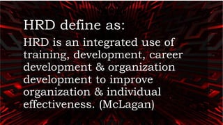 human resource development | PPTX