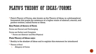 PLATO , Philosophy of Plato, Republic book | PPTX