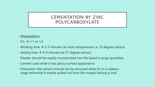 Preparation of tooth-surface before cementation | PPTX