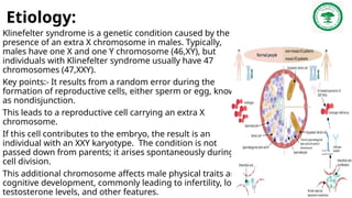 An introduction to Klinefilter syndrome- an additional chromosomal ...