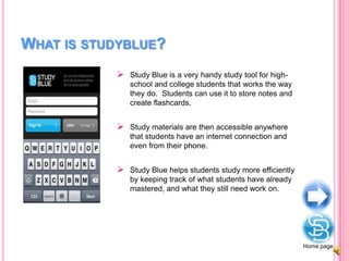 study blue | PPTX