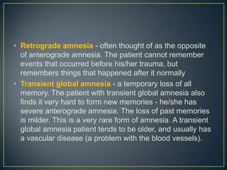 Amnesia | PPTX