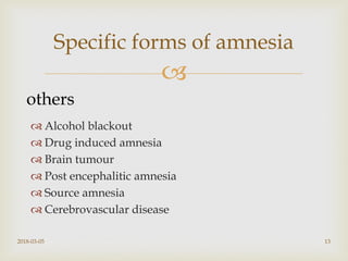 Amnesia 2018 | PDF