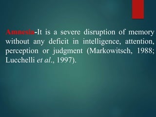 Amnesia | PPT