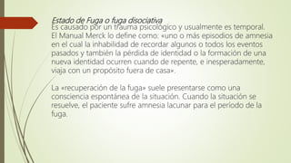 Amnesias neuropsicologia Psicofisiologia | PPTX