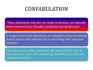 Amnestic disorders [2013] | PDF