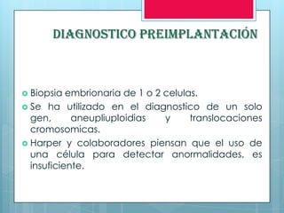 Amniocentesis (y otras técnicas prenatales) | PPTX