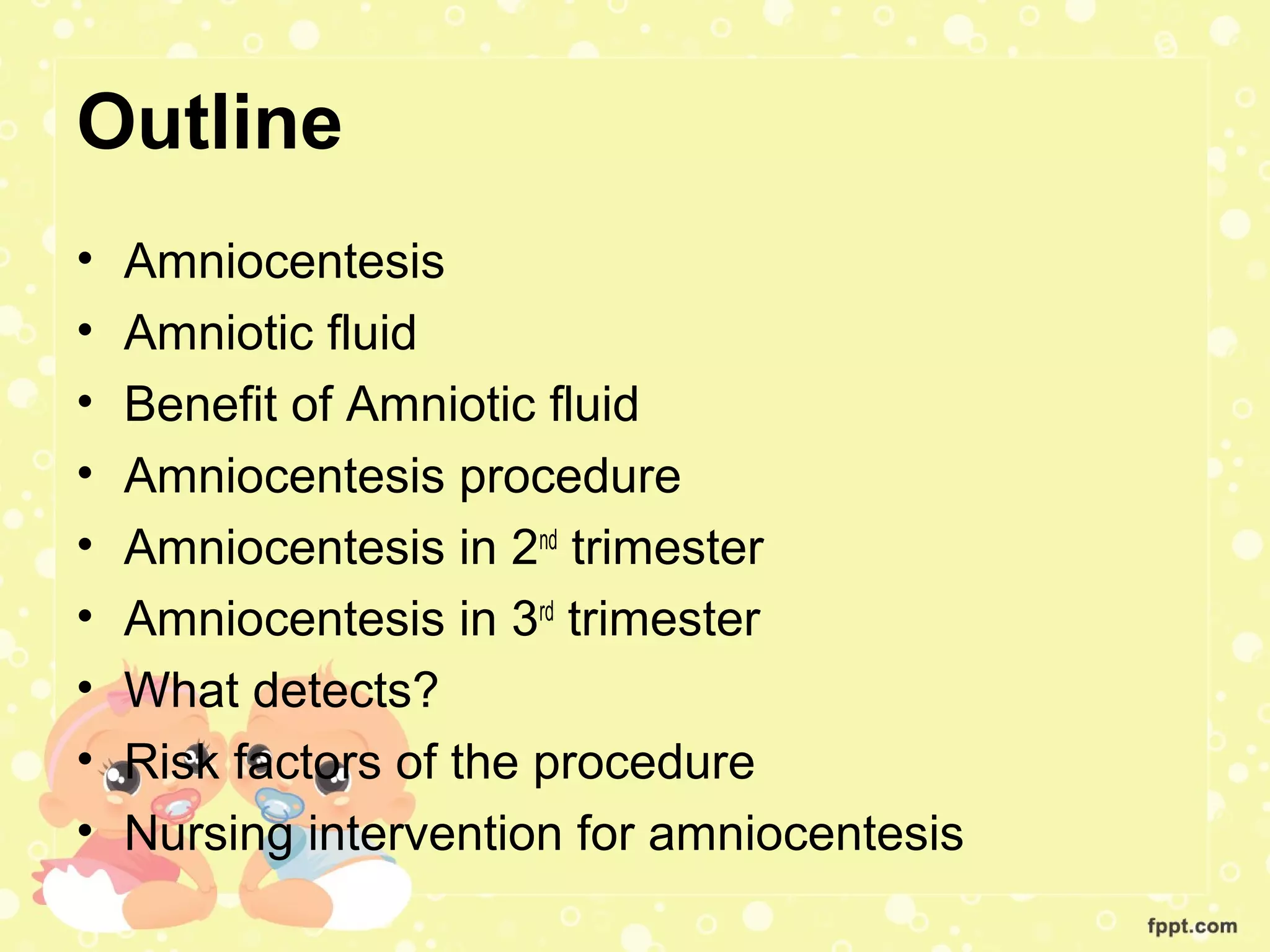 Amniocentesis | PPT
