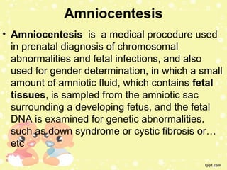 Amniocentesis | PPT