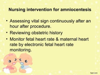 Amniocentesis Process