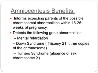 Amniocentesis | PPTX