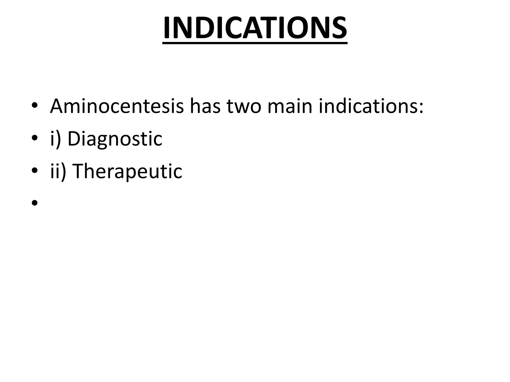 Amniocentesis | PPTX