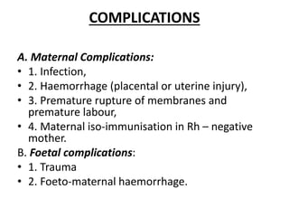 Amniocentesis | PPTX
