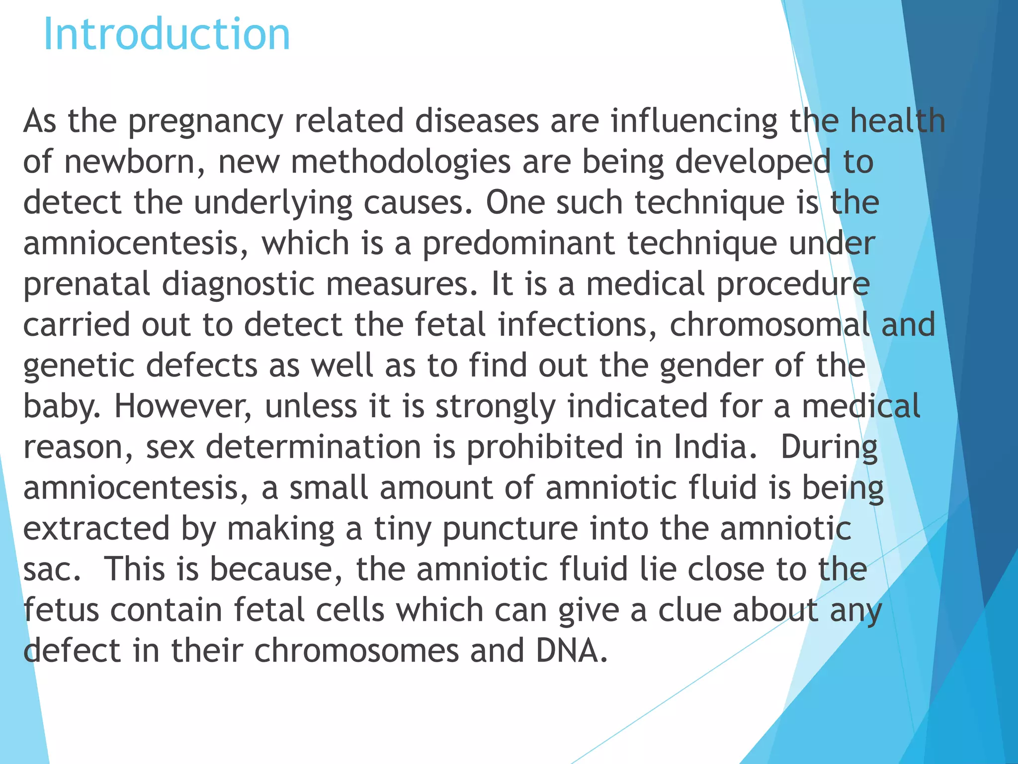 Amniocentesis | PPTX