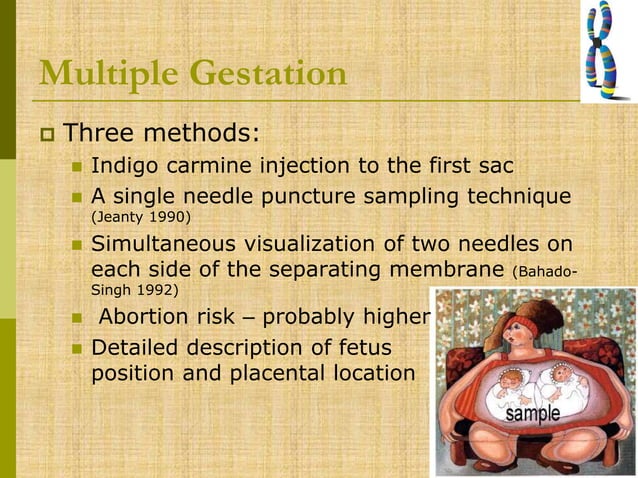 methods of Chromosomal Evaluation in Amniocentesis- Define, Time for ...