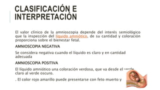 Amnioscopia | PPTX