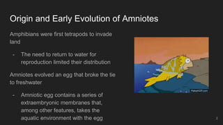 Amniote origins and nonavian reptiles | PPTX