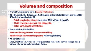 Amniotic fluid | PPT