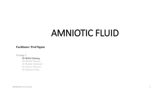 Amniotic Fluid powerpoint presentation 2023 | PPT