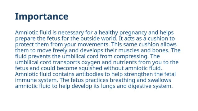 Amniotic fluid-Specimen handling and collection.pptx | Pregnancy ...