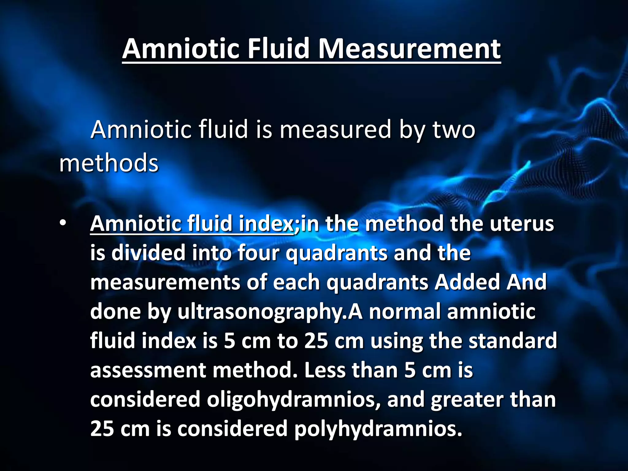 AMNIOTIC FLUID AND AMNIOTIC FLUID EMBOLISM, Liquoir Amnii.pptx
