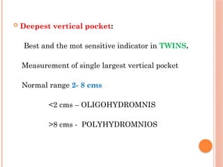 AMNIOTIC FLUID AND ITS DISORDERS in obgy | PPTX