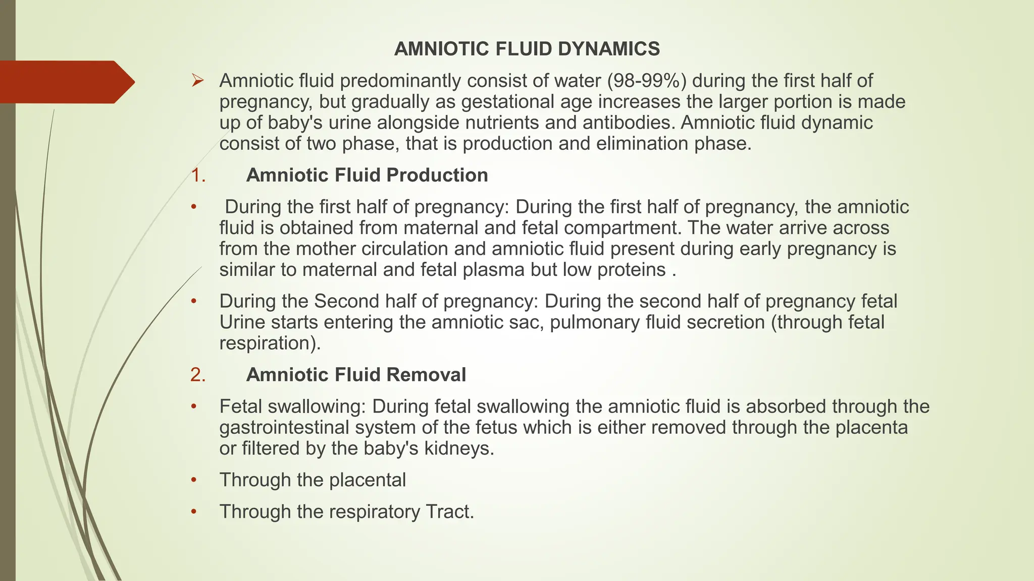 Amniotic Fluid Dynamics by Akin Barry MBHD Paxton | PPTX | Pregnancy ...