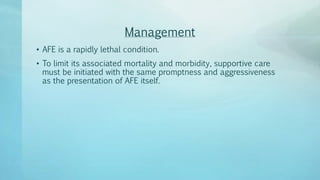 Amniotic fluid embolism | PPTX